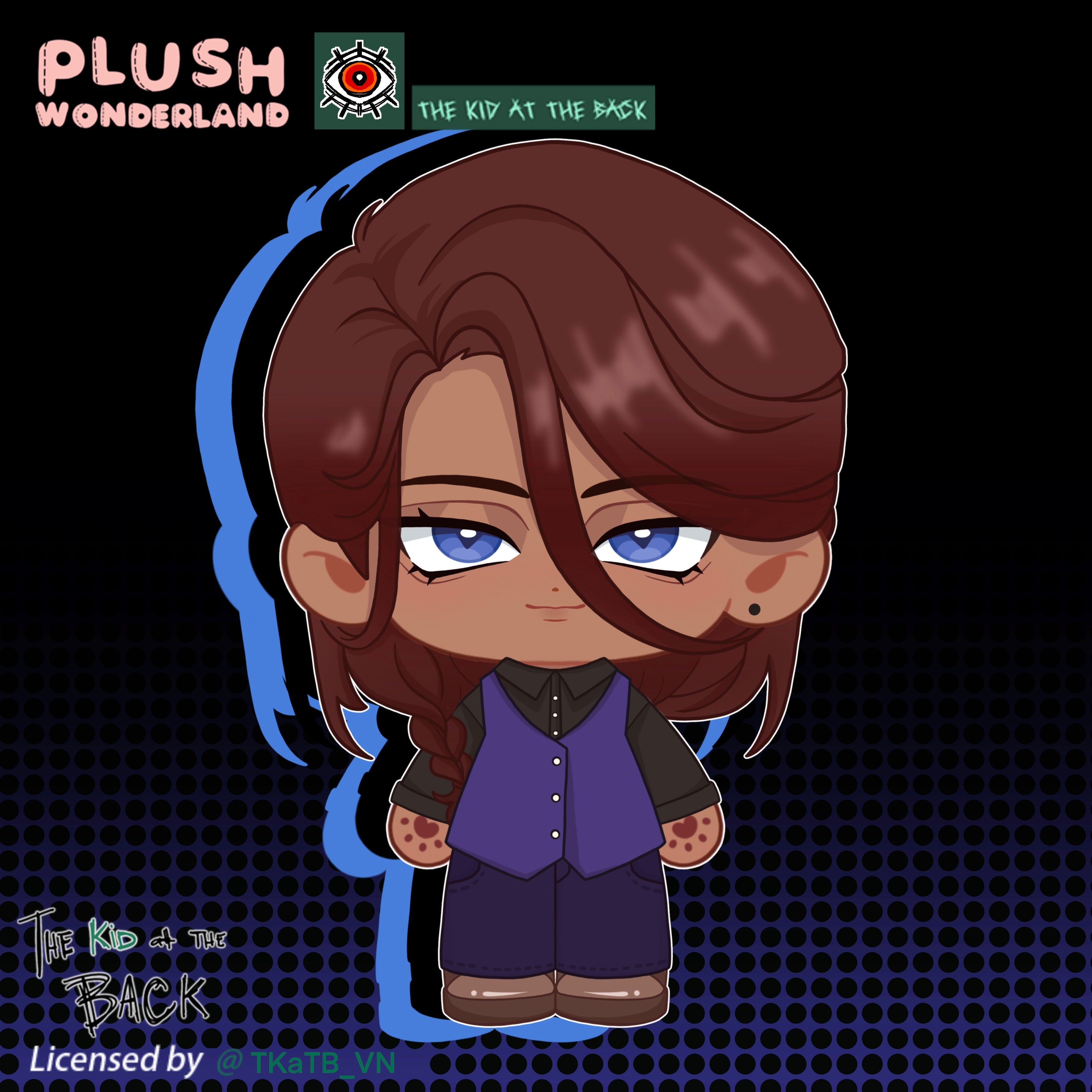 【Authorized】PLUSH WONDERLAND The Kid at the Back Jericho Ichabod Plush ...